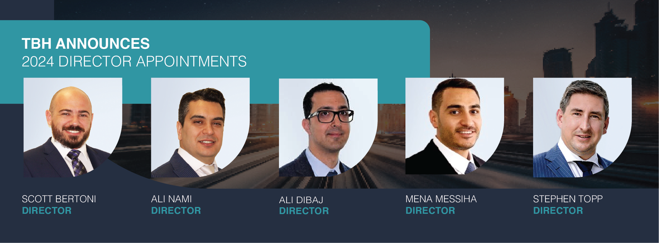 TBH Announces Director Appointments - TBH